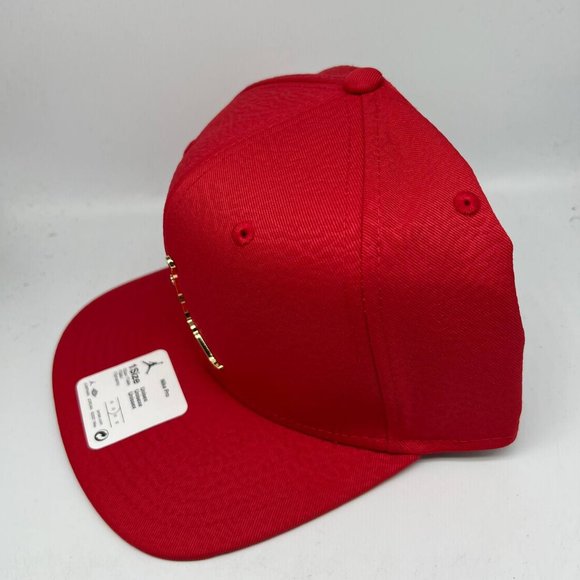 Jordan | Accessories | Air Jordan Red Golden Jumpman Hat Snapback Cap ...